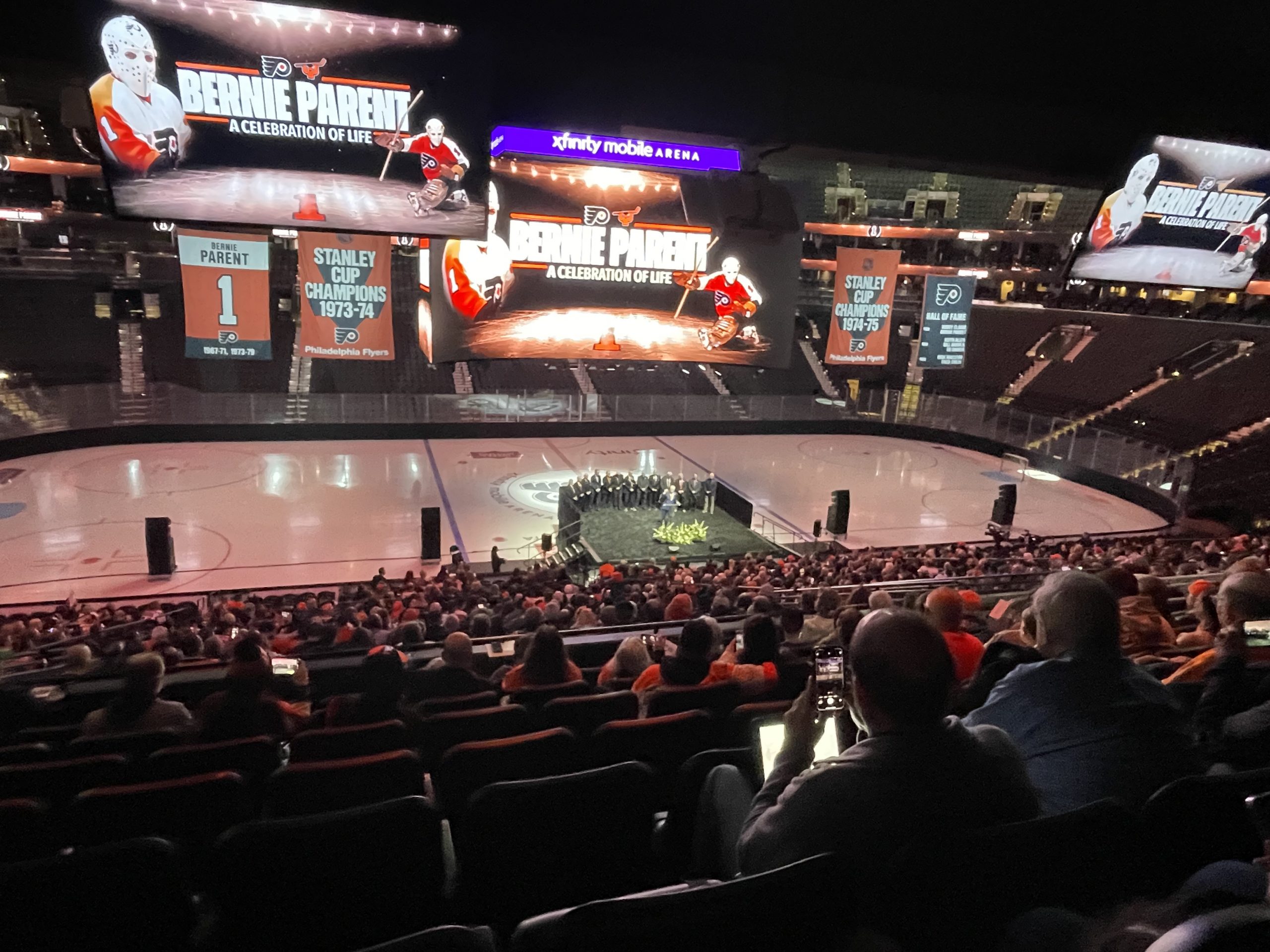 ‘Celebration of Life’ was a worthy tribute to Flyers great Bernie ...
